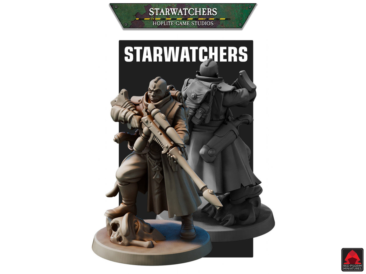 Starwatcher Space Elves Snipers | Red Pilgrim Miniatures | 28mm